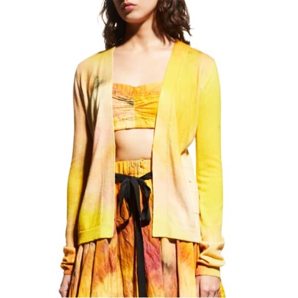 Jason Wu | Sweaters | Jason Wu Tie Dye Cashmere Cardigan | Poshmark